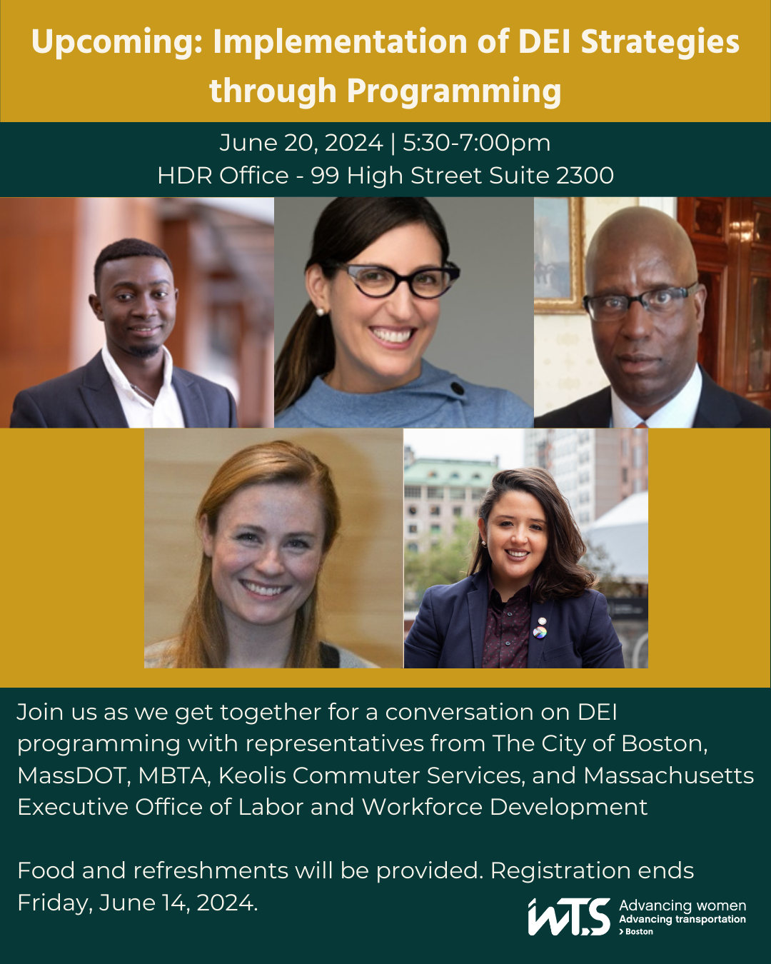 WTS-Boston DEI Speaker Event: Implementation of DEI Strategies through Programming | WTS